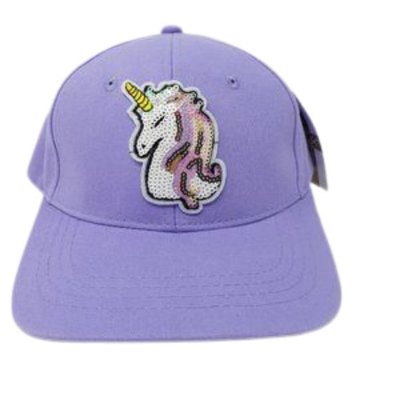 Accessories | Nwt Purple Sequin Unicorn Baseball Cap | Poshmark